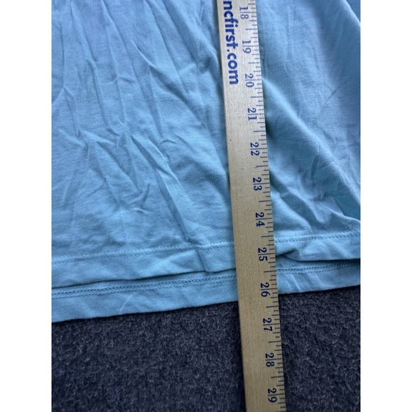 Nautica | Tops | Nautica Shirt Womens Xlarge Blue Logo Vneck Short ...